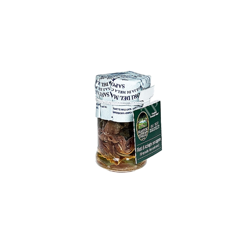 Frantoio Sant'Agata Sardellen-Filet mit Kapern in Öl 80g