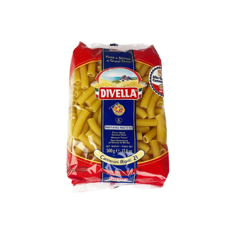 Divella Canneroni Rigati No. 21 Pasta 500g | buonsapore